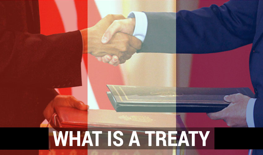 What is a Treaty and the types of treaty?